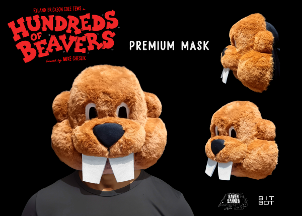 Hundreds of Beavers – Premium Mask - Bit Bot Media
