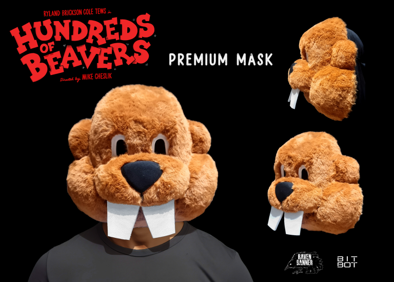 Hundreds of Beavers – Premium Mask - Bit Bot Media